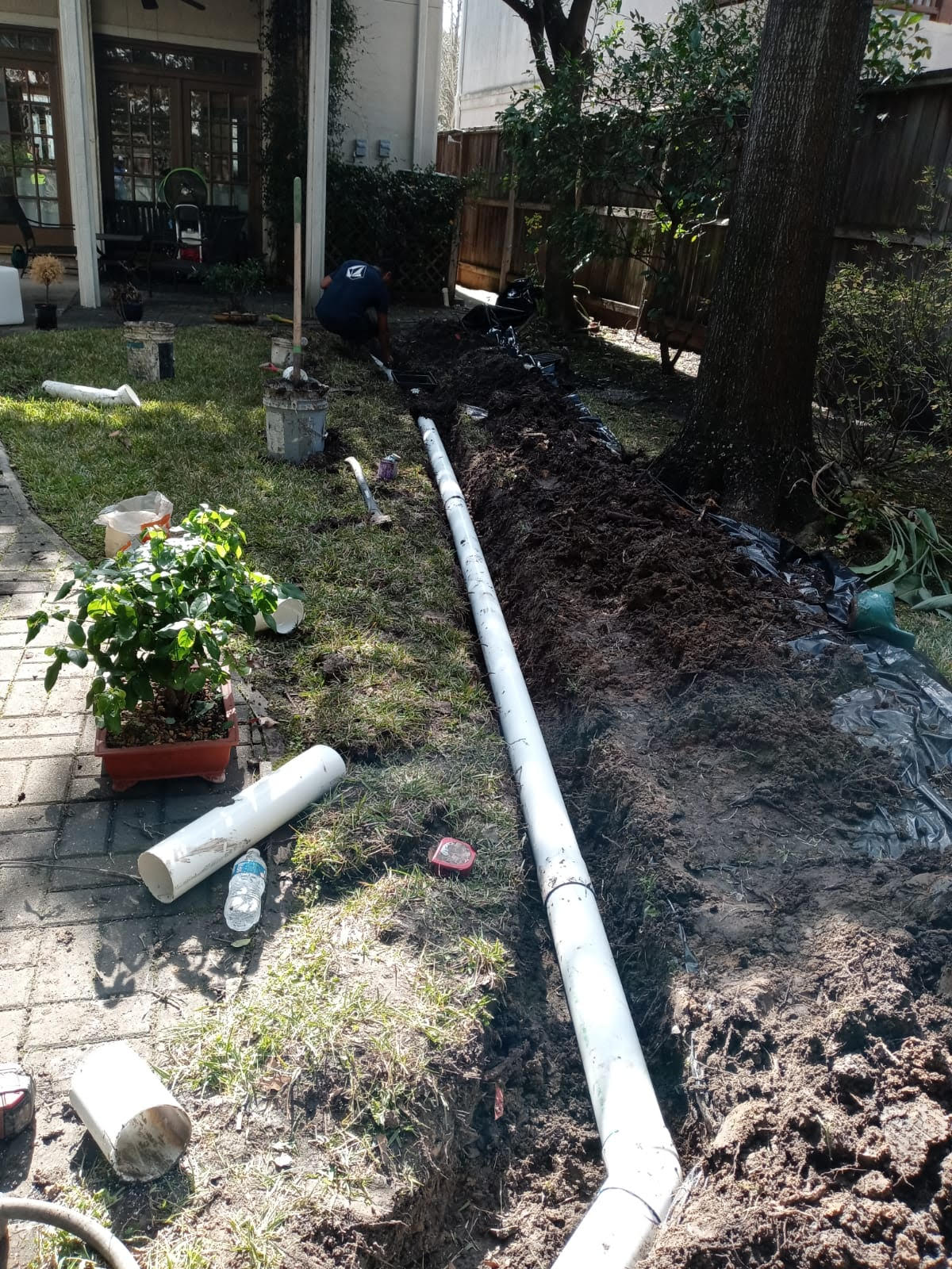 Sewer line work - Plumber Houston TX